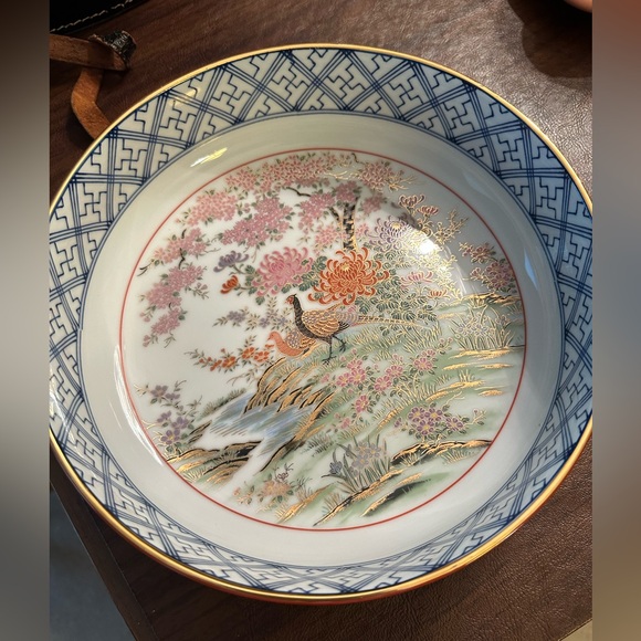 Accents | Vintage Toyo Amari Japanese Hand Painted Decorative Bowl ...